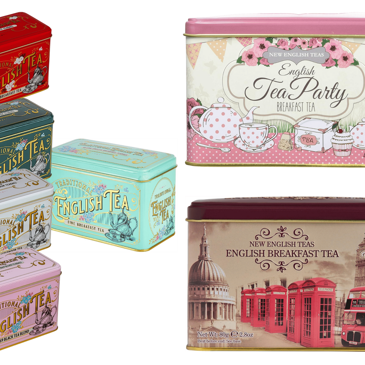 New English Tea Tins – Treat Box Shop